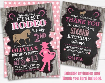First Rodeo Birthday Card - Etsy