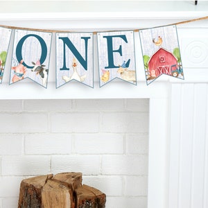 Farm First Birthday Decorations Boy Farm First Birthday - Etsy