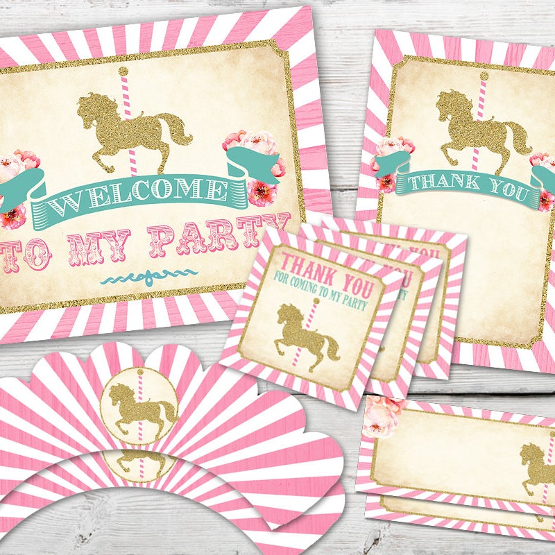 Carousel Decorations - Etsy