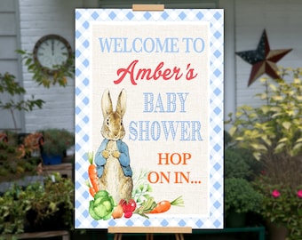 Peter Rabbit Welcome Sign - Etsy