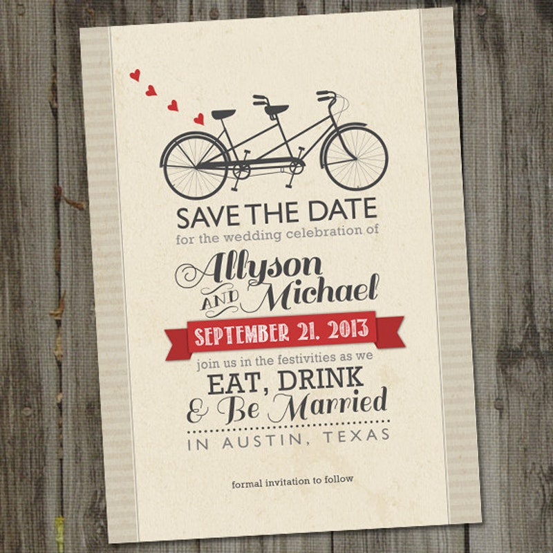 Bicycle Wedding - Etsy