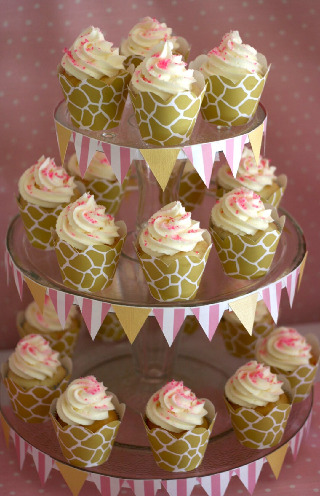 Giraffe Cupcake Liners, Giraffe Party Supplies, Giraffe Party Decor ...