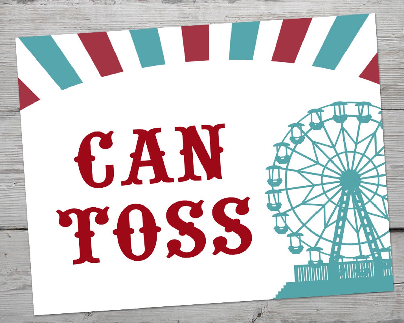 County Fair Party Decor, County Fair Game Sign PRINTABLE, County Fair ...