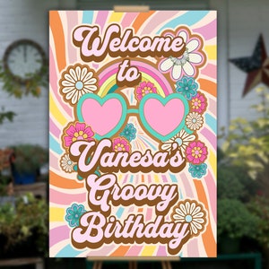 Groovy Birthday Decorations, Groovy Birthday Decor, Groovy Birthday ...