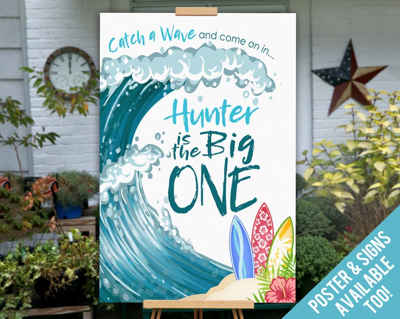 The Big ONE Thank You Card PRINTABLE the Big One Invitation | Etsy