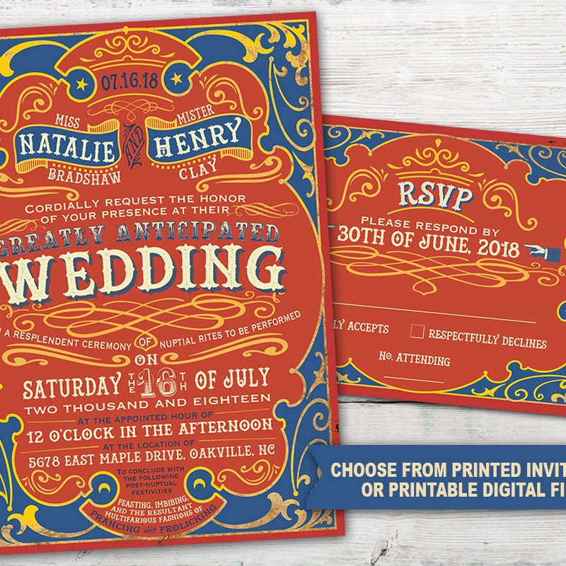 Carnival Wedding - Etsy