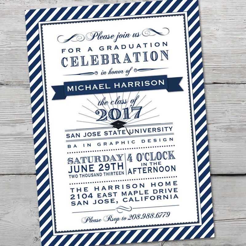 Navy Graduation - Etsy