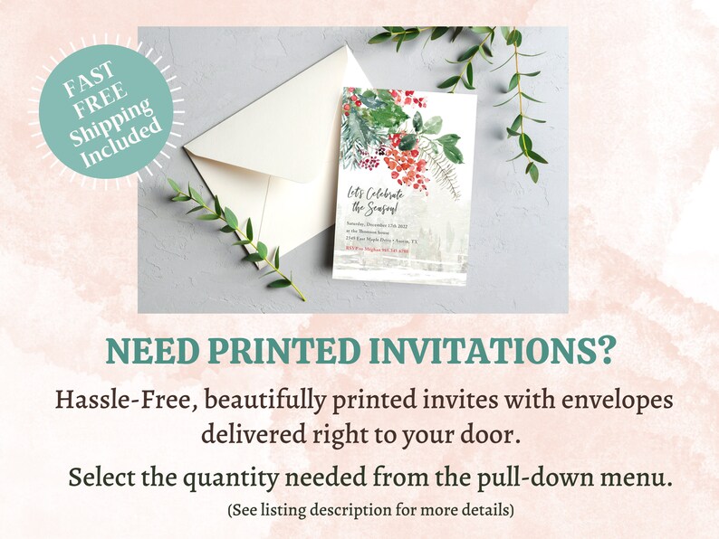 Favorite Things Gift Exchange Invitation for Christmas Party - Etsy