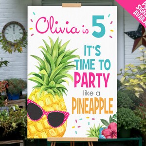 Pineapple Birthday Invitation, Party Like a Pineapple Invitation ...