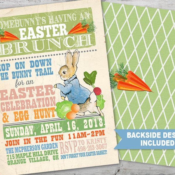 Easter Brunch Invite - Etsy