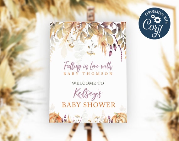 Falling in Love With Baby Poster EDITABLE Fall in Love With - Etsy