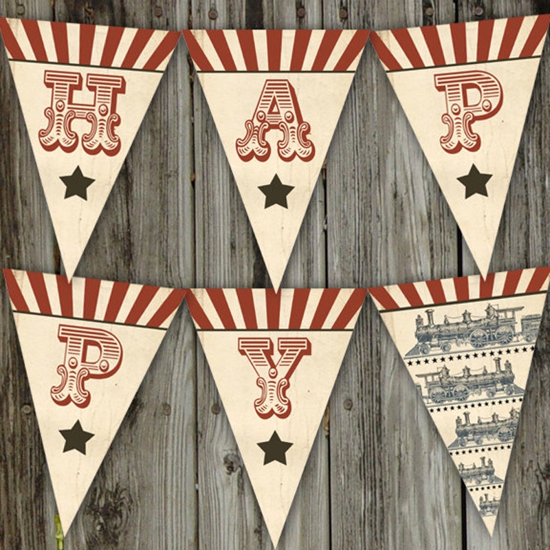 Train Birthday Decorations - Etsy