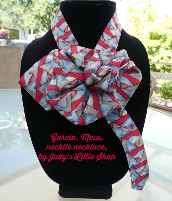 Ladies Necktie Scarf Unique Necktie Necklace Ladies Silk | Etsy