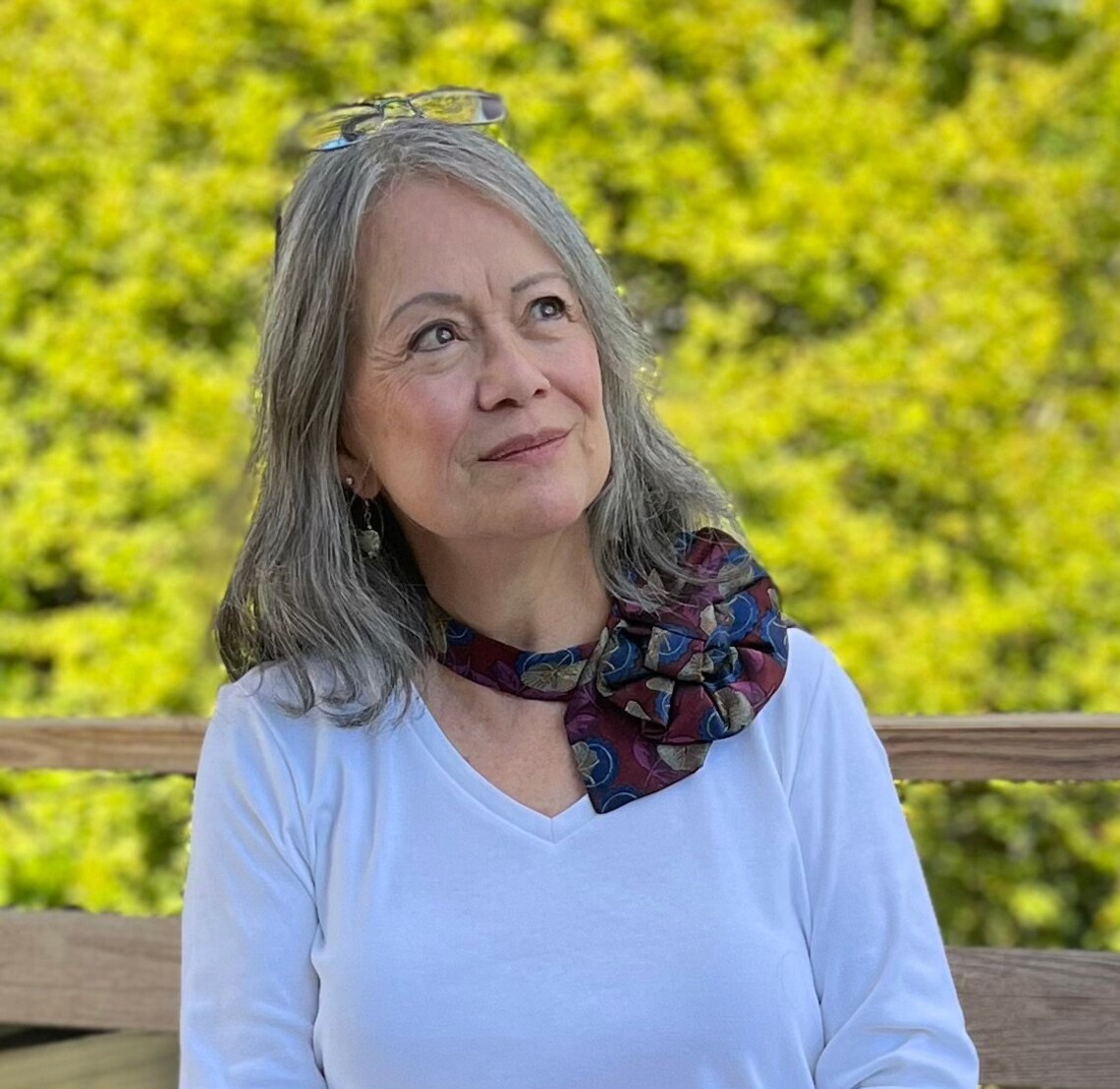 Ladies Necktie Scarf, Caesar Italian Silk Necktie Necklace, Butterfly ...