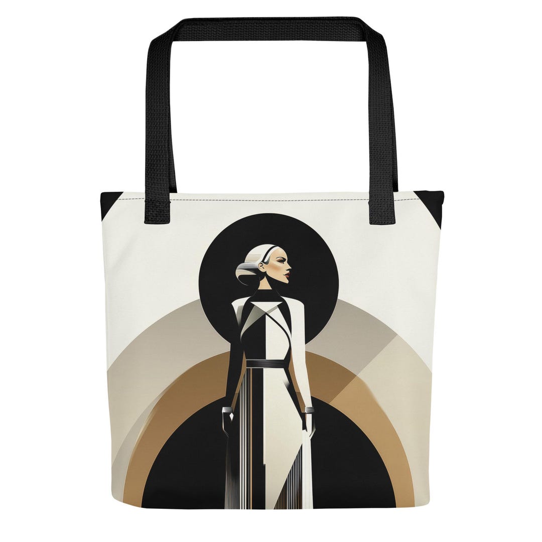 Art Deco Tote Bag – Arch of Light | Deco Dreams Collection - Etsy