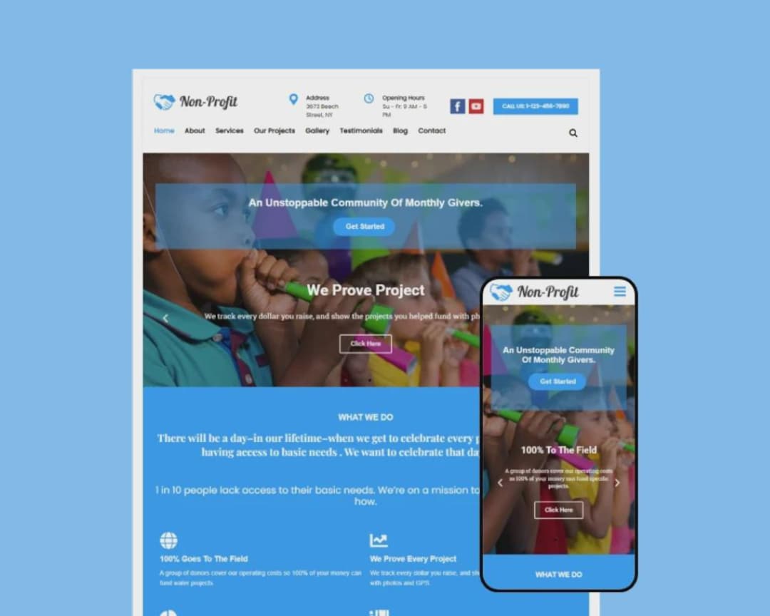 Nonprofit Pro – Non-profit Wordpress Theme | Elementor Template - Etsy