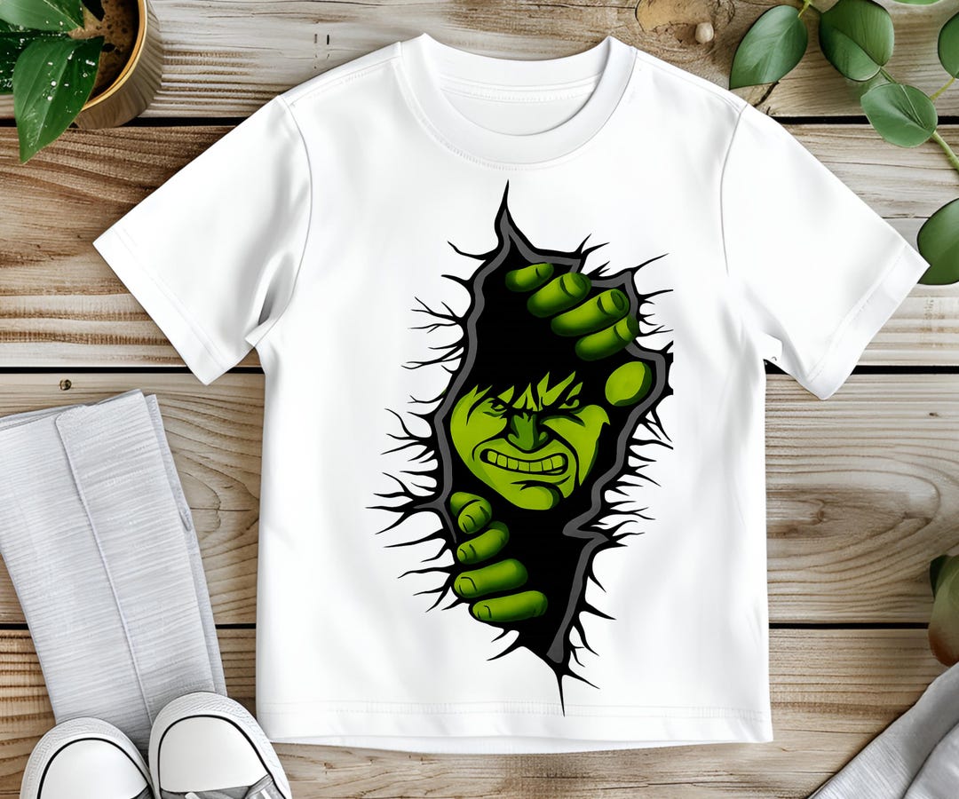 Hulk Face PNG Clipart – Torn Wall Comic Style, 4 Expressions (digital ...
