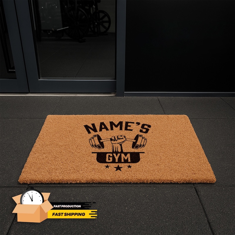 Custom Workout Door Mat - Etsy