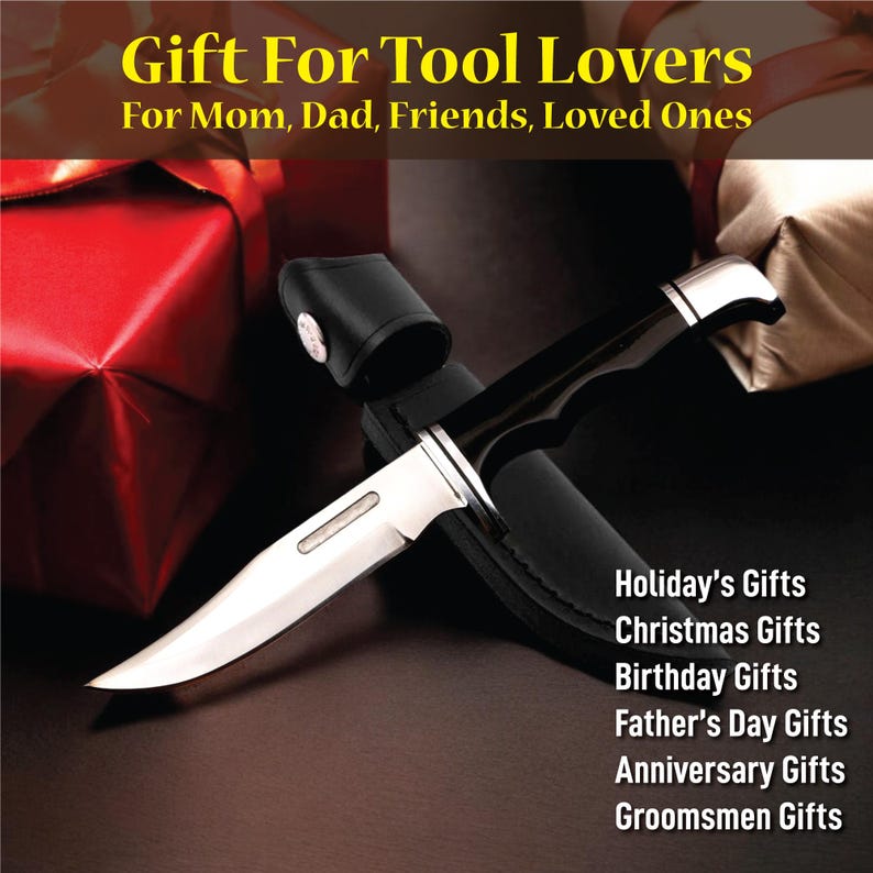 Handmade Scream Movie Replica Knife Body Ghostface: Buck 120 Leather ...