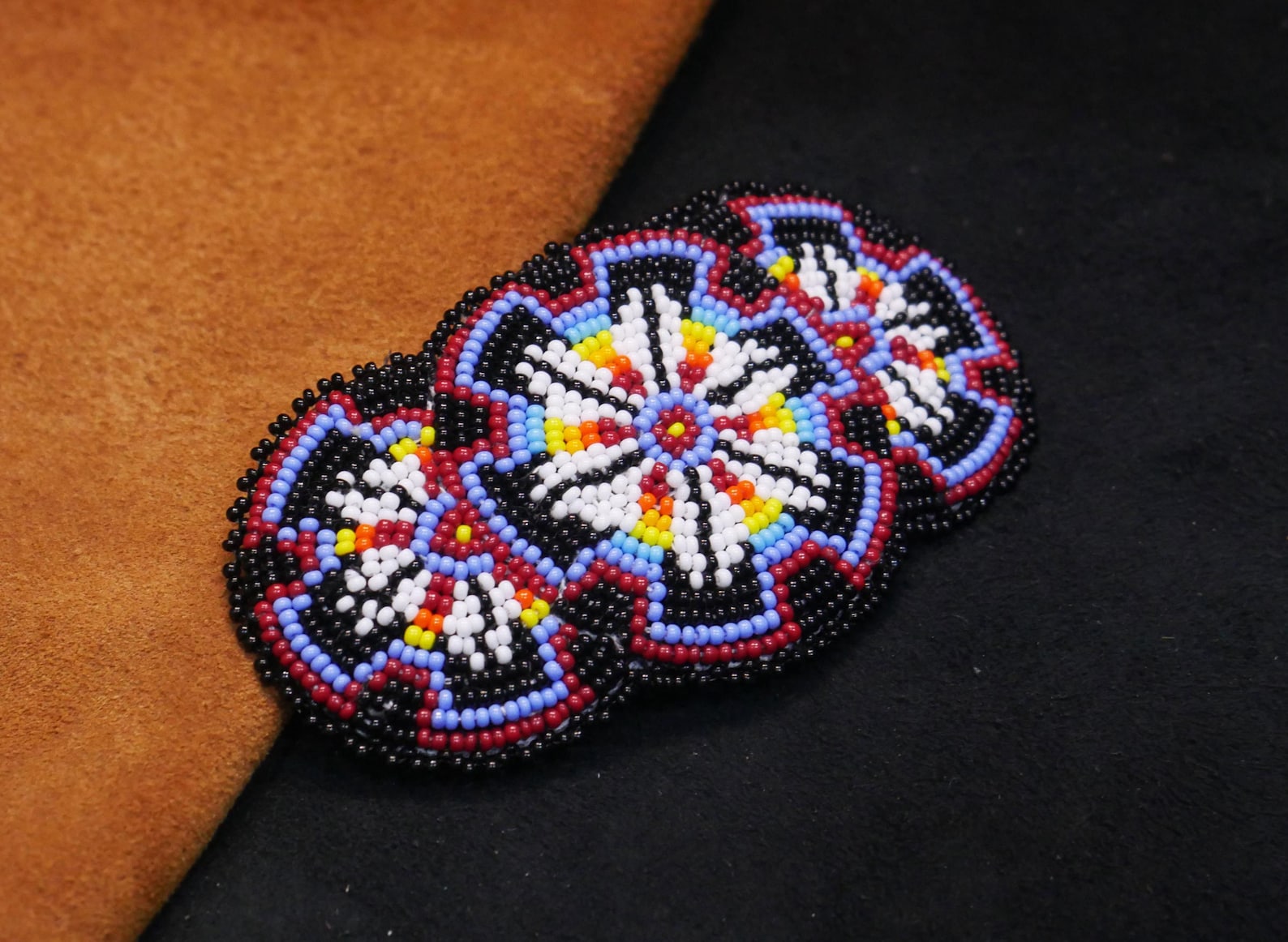 Handmade Beaded Butterfly Barrette: Native American Hair Clip - Etsy