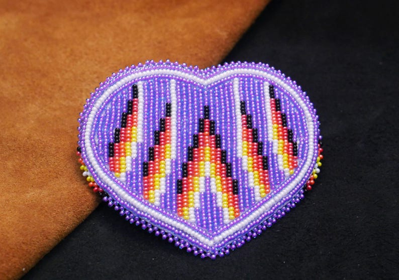 Handmade Beaded Butterfly Barrette: Native American Hair Clip - Etsy