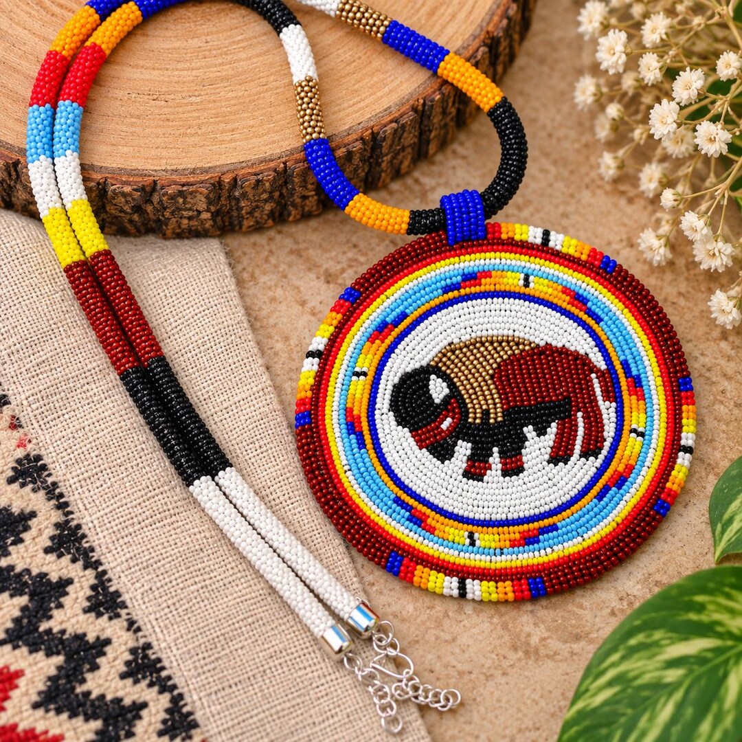 Handmade Hummingbird Native Inspired Seed Bead Beaded Colorful ...