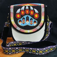 New! Patch Native American Bag, Buckskin Medicine Bag, Satchel, Native ...