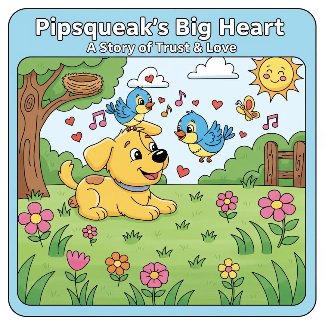 Kids' Animal Coloring Book | Pipsqueak Dog Adventure (PDF Digital ...