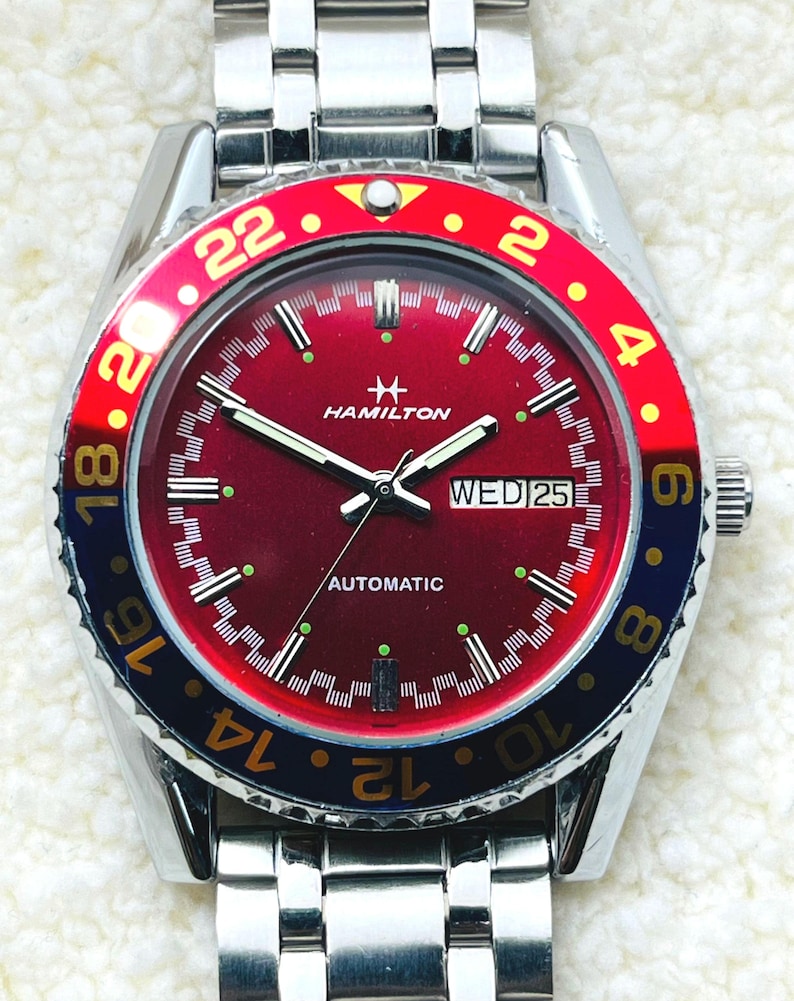 Pre-owned Vintage HAMILTON 2789 Automatic Watch: Mechanical Day and ...