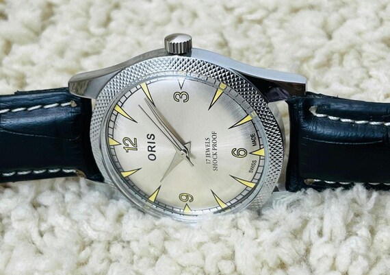 Vintage Oris Silver dial Mechanical Watch: St-96 17 J… - Gem