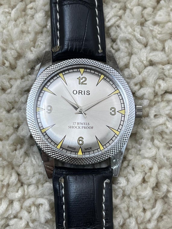 Vintage Oris Silver dial Mechanical Watch: St-96 17 J… - Gem