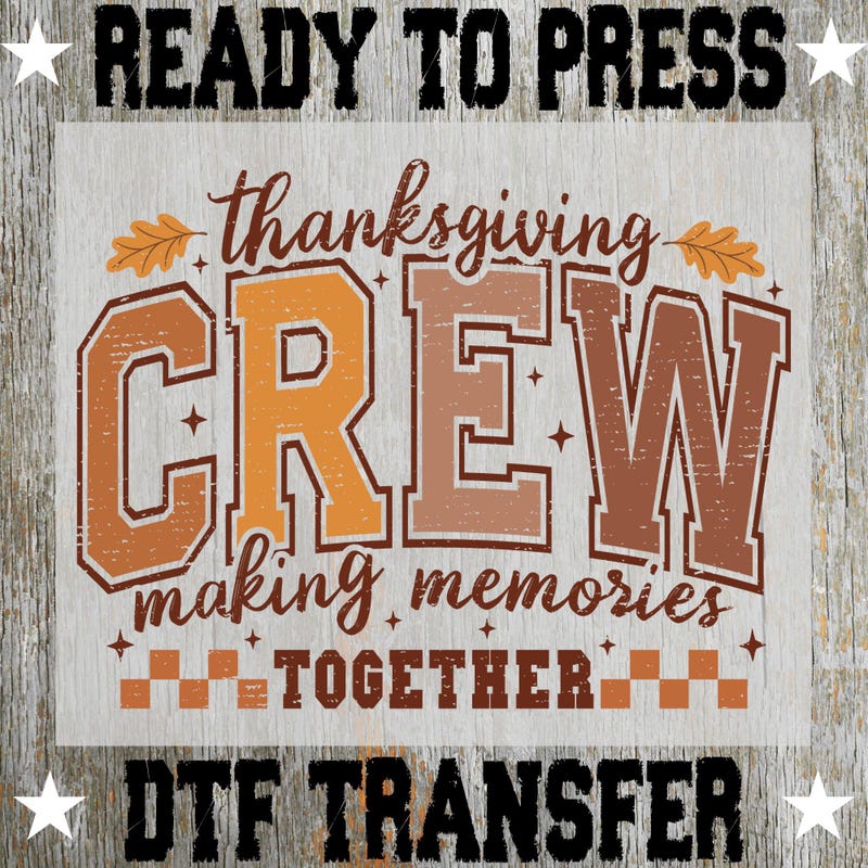 Thanksgiving Crew Design - Etsy