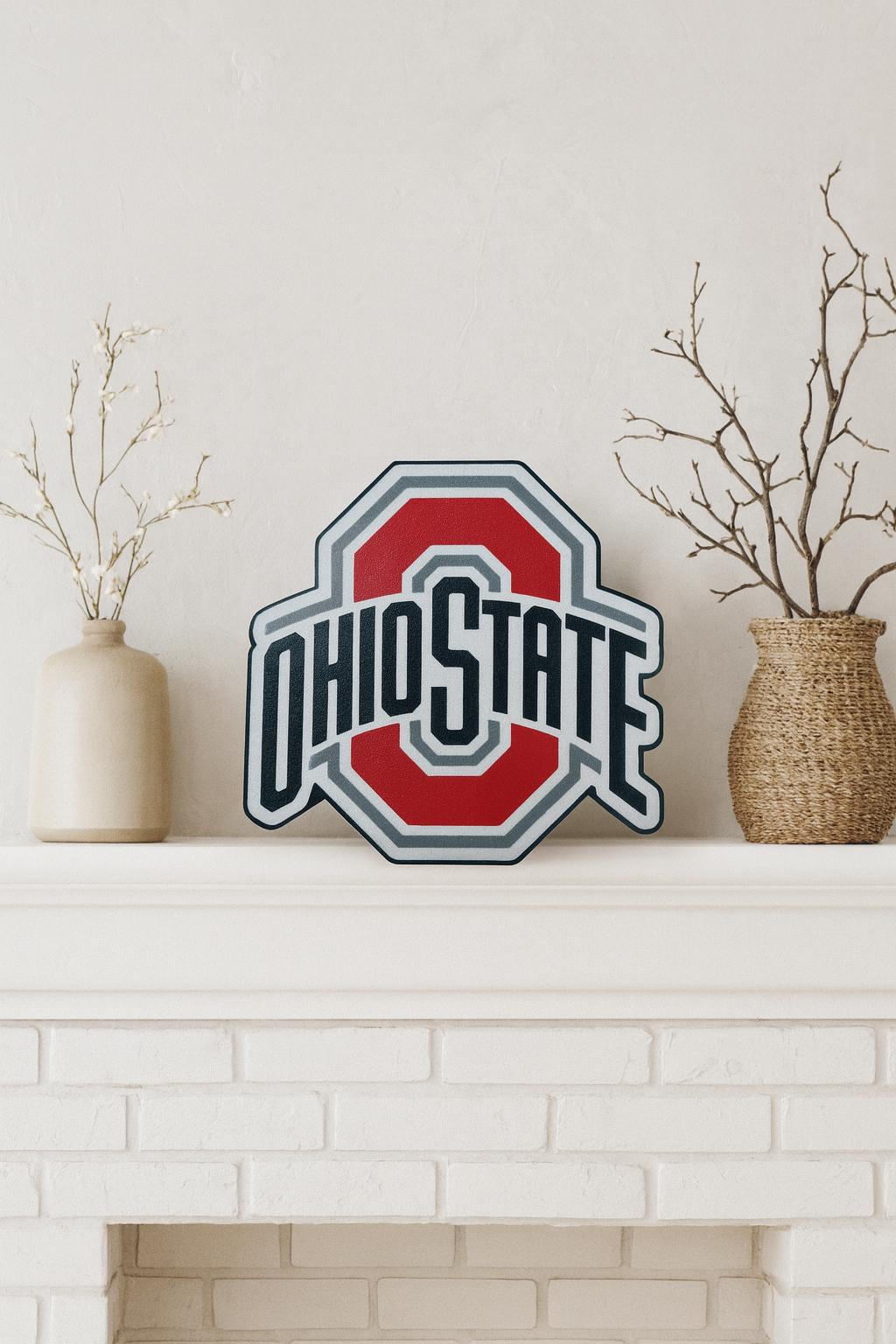 Ohio State Buckeyes 3D Printed Display Sign – Fan Cave, Desk, or Shelf ...