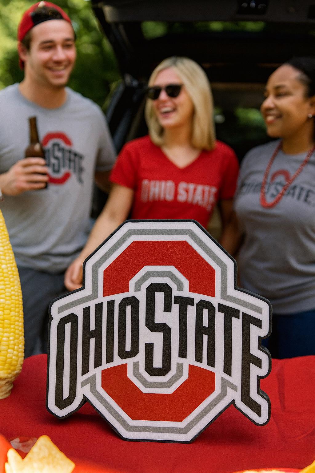 Ohio State Buckeyes 3D Printed Display Sign – Fan Cave, Desk, or Shelf ...