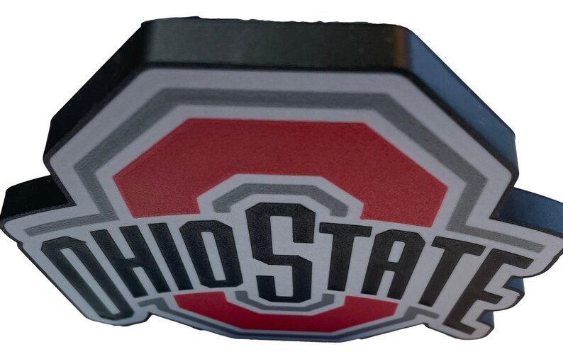 Ohio State Buckeyes 3D Printed Display Sign – Fan Cave, Desk, or Shelf ...