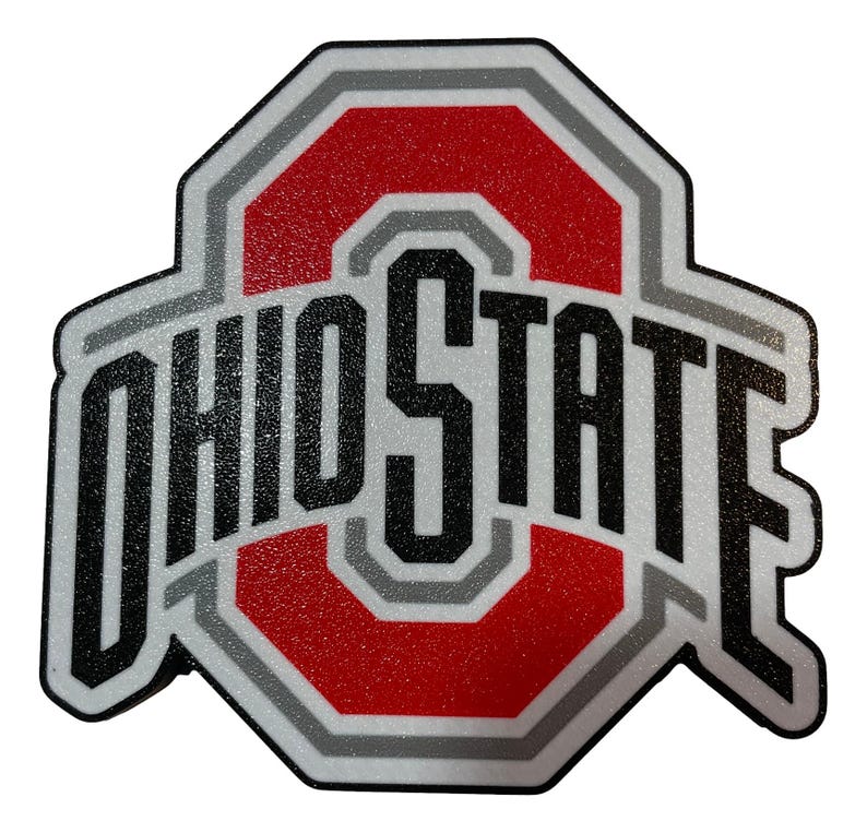 Ohio State Buckeyes 3D Printed Display Sign – Fan Cave, Desk, or Shelf ...