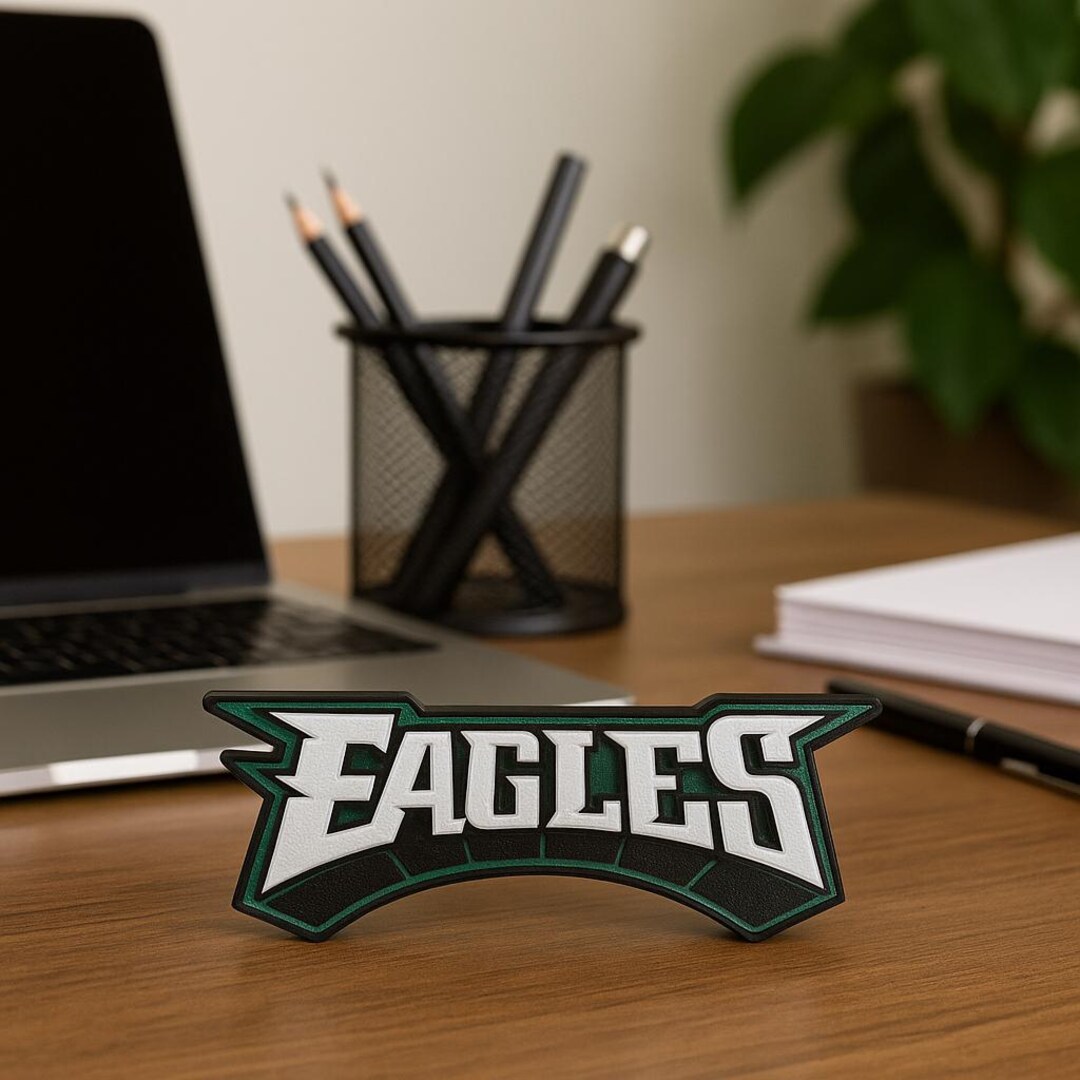 3D Printed Philadelphia Eagles Logo: NFL Fan Cave Decor - Etsy