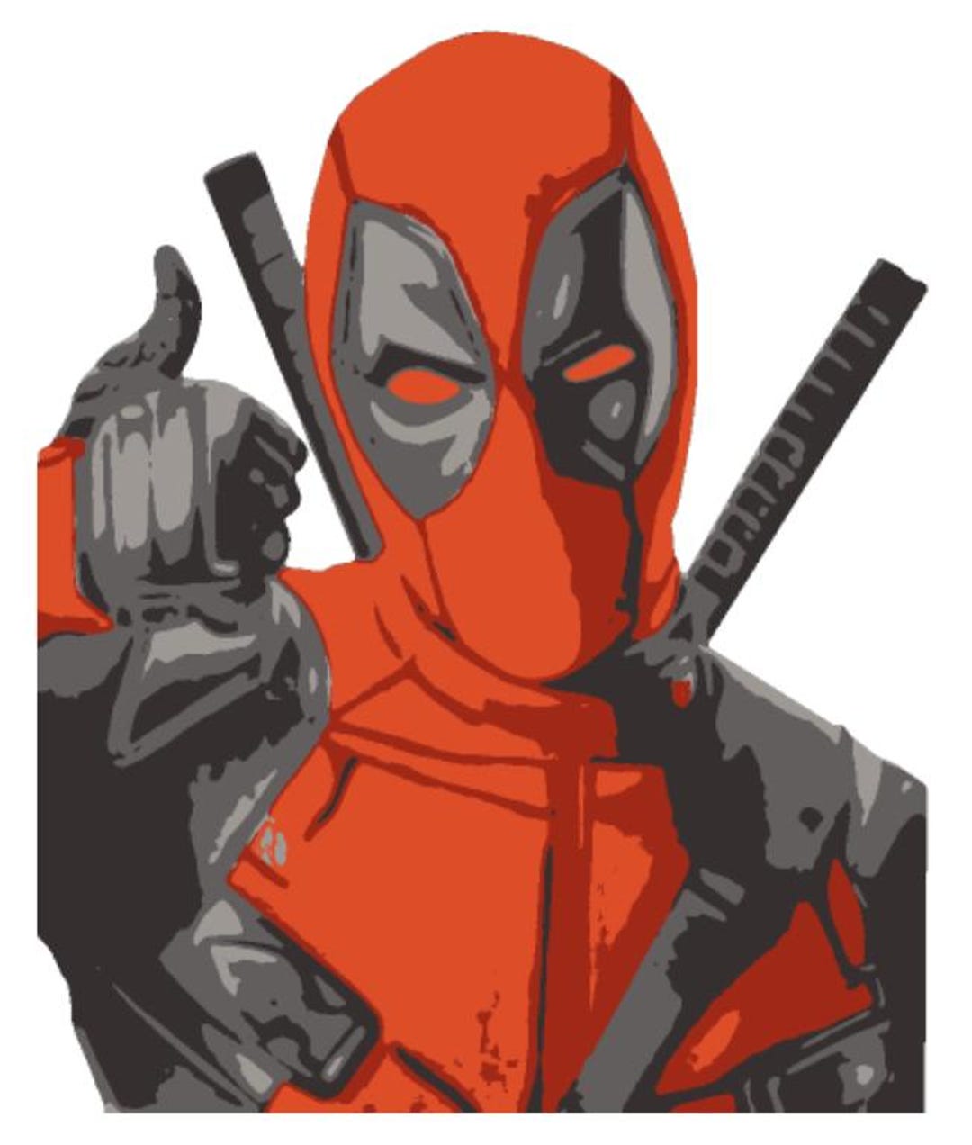 Multilayer Step by Step Layered Airbrush Stencils DEADPOOL - Etsy