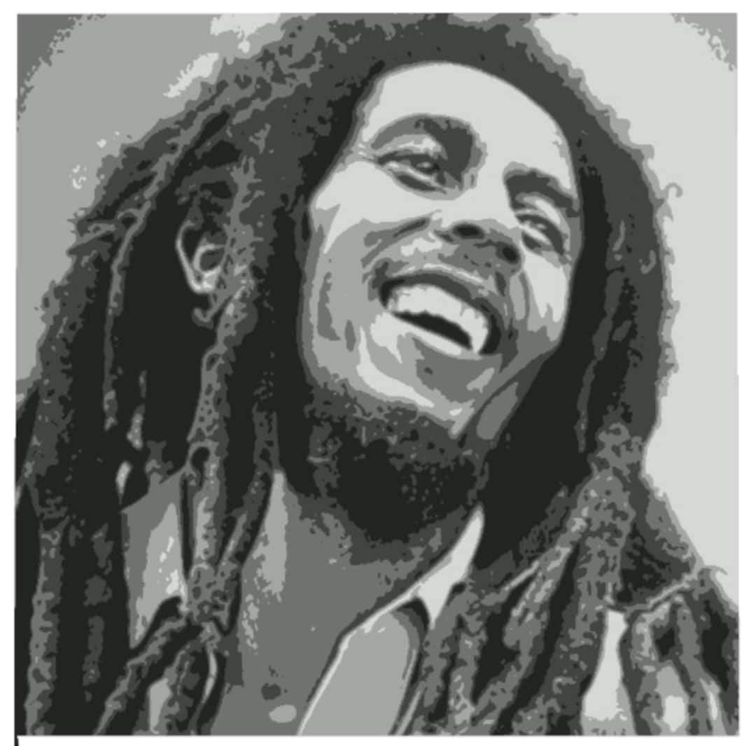 Reusable Multilayer Step by Step Layered Airbrush Stencils BOB MARLEY ...
