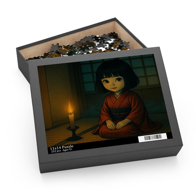 Zashiki-warashi Puzzle & Poster | Japanese Yokai Spirit Child Ukiyo-e ...