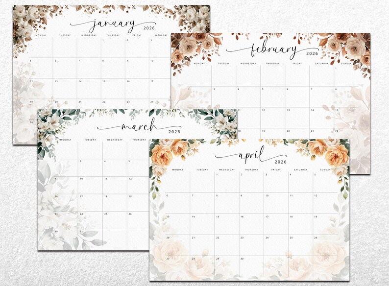 Interactive to Do List & Calendar – Printable PDF - Etsy