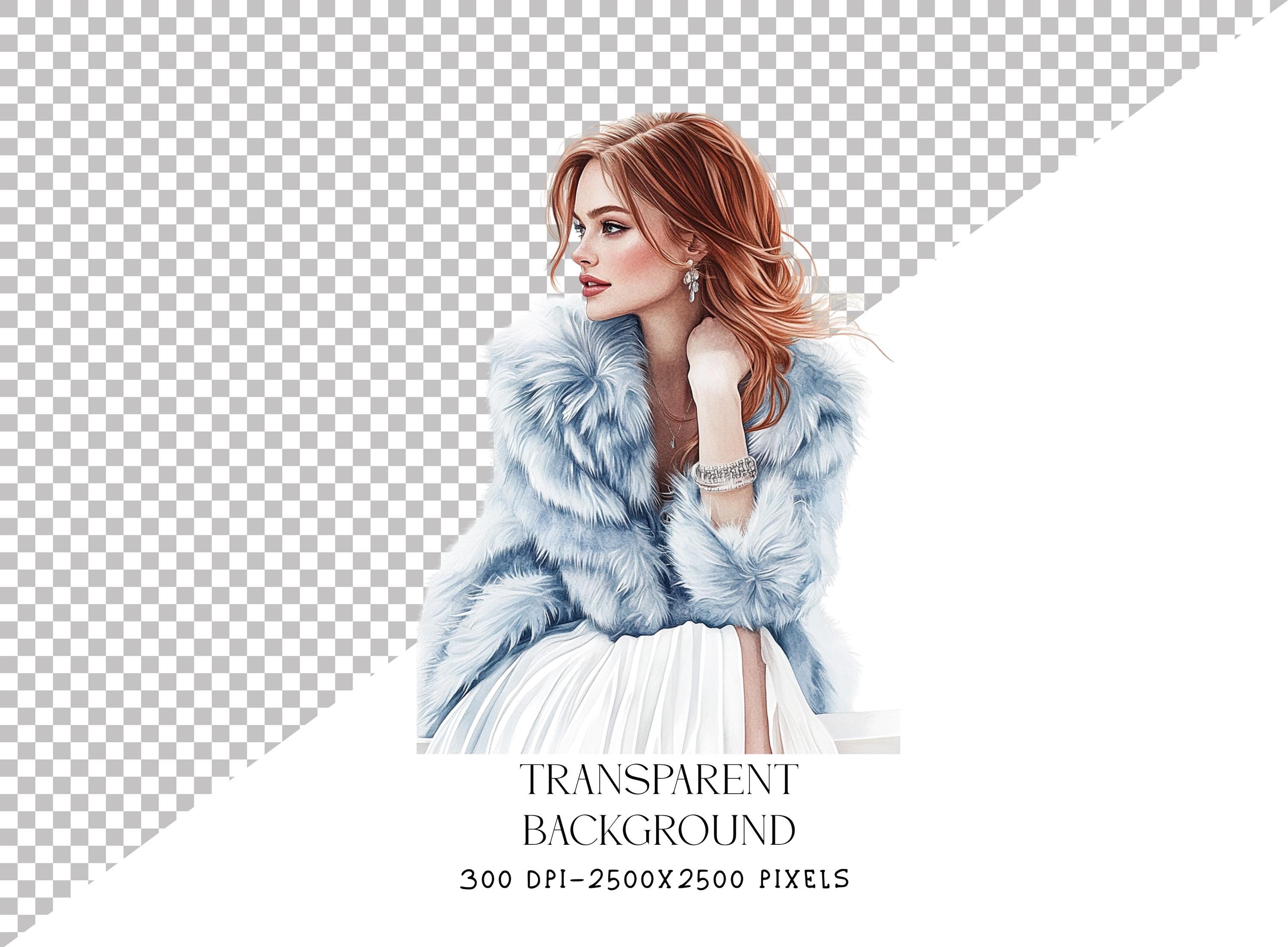 Winter Season Watercolor Clipart Set – Cozy Girls, Cat, Frosted Windows ...