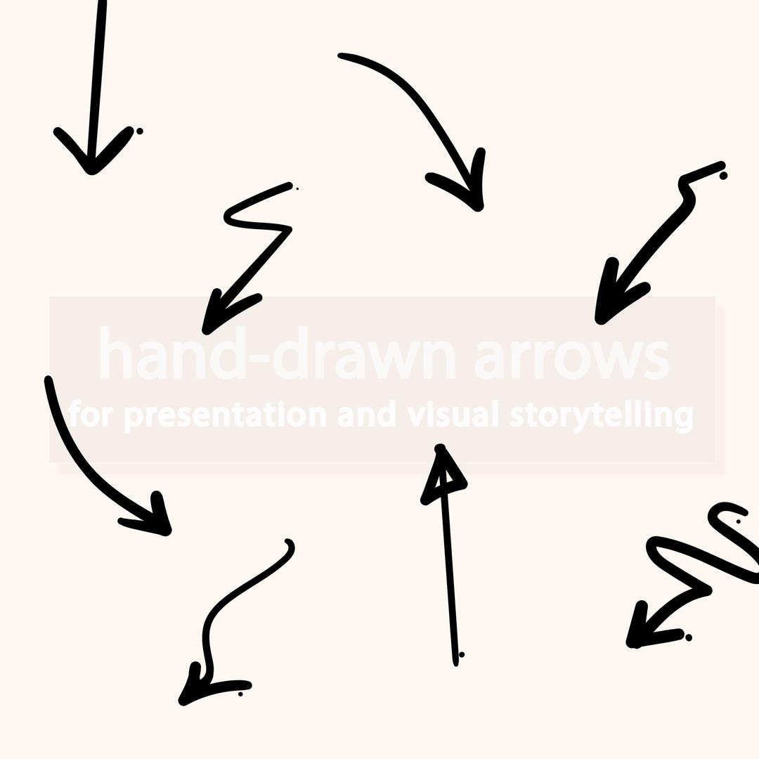 Hand Drawn Arrows for Presentations and Visual Story Telling – Set 68 ...