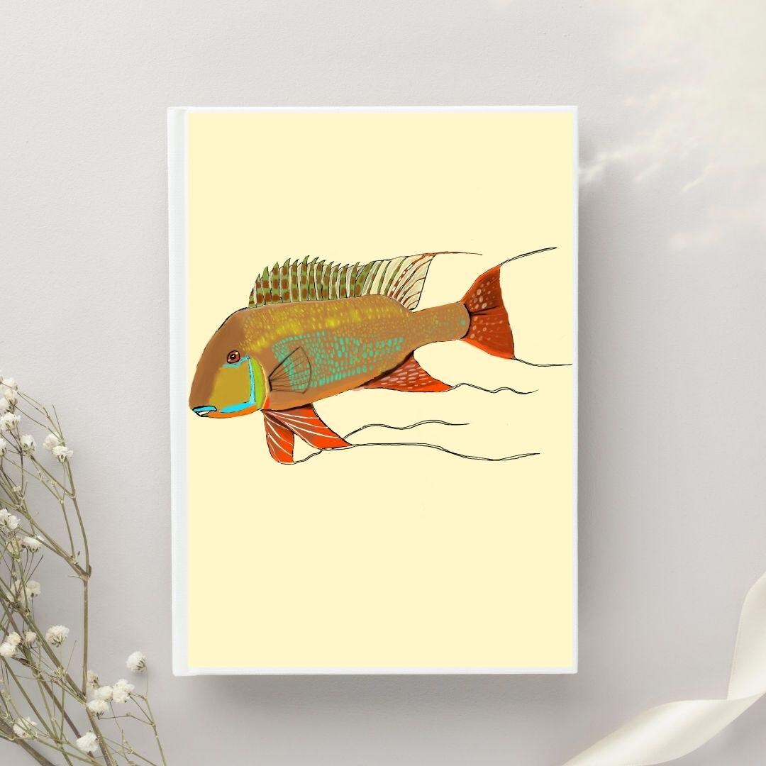 Thread-fin and Betta Fish Wall Art Prints: Nursery & Children's Room ...