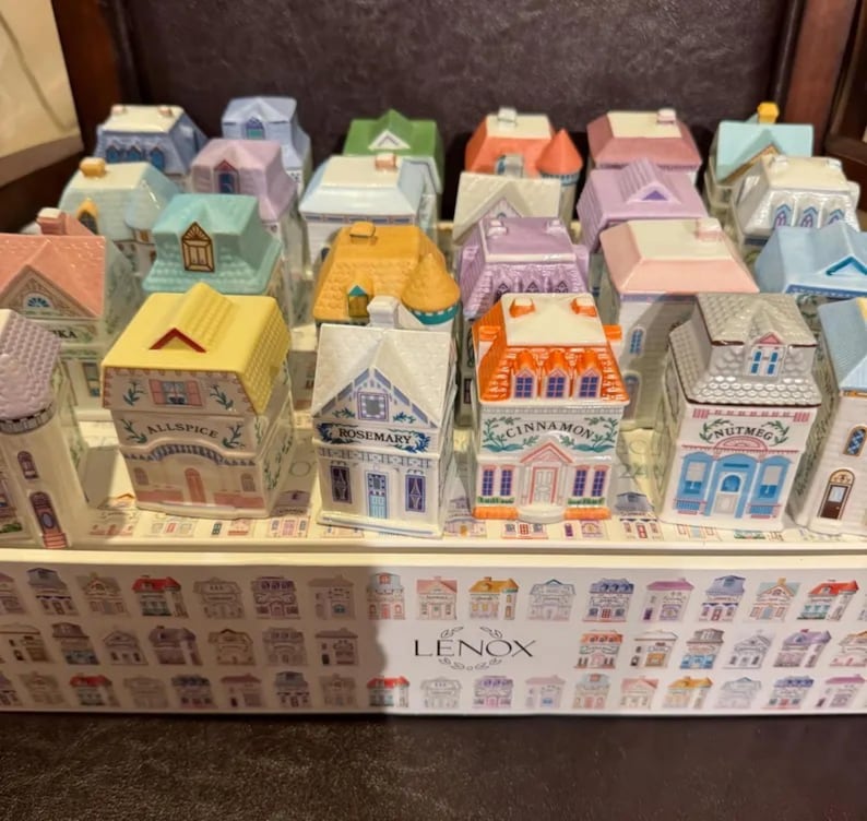 2024 Lenox Spice Village 24 Jar Complete Set & Spice Rack BUNDLE! - Etsy