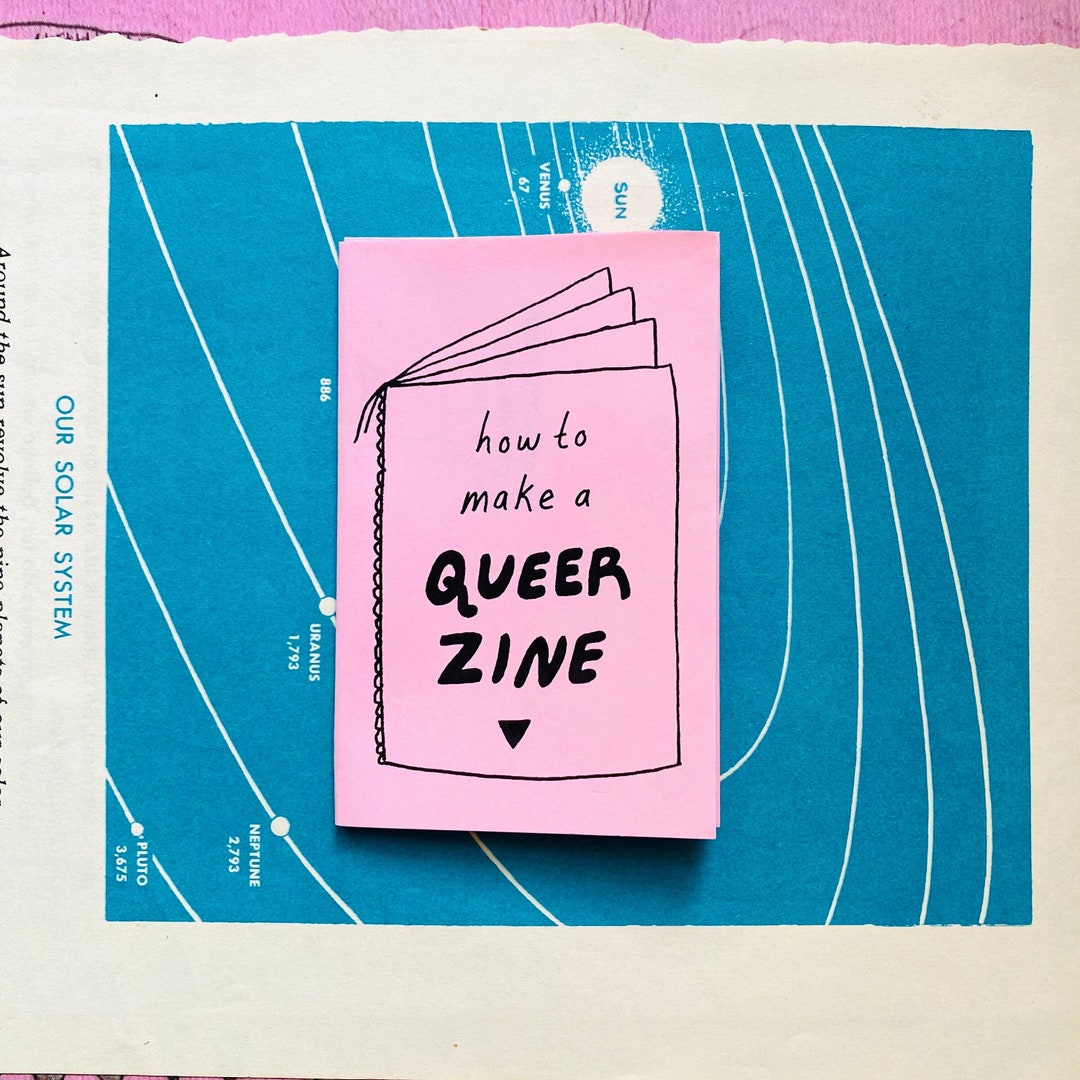 How to Make a Queer Zine! Zine | DIY Zine Making LGBTQ+ Education Zine - Etsy