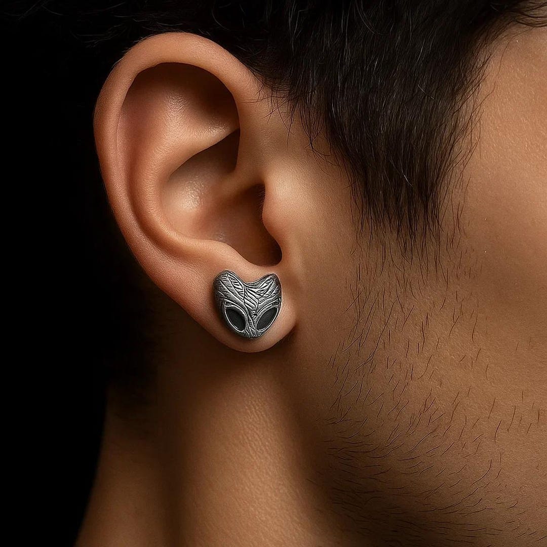 Hollow Knight Inspired Hornet Stud Earrings, 925 Sterling Silver ...