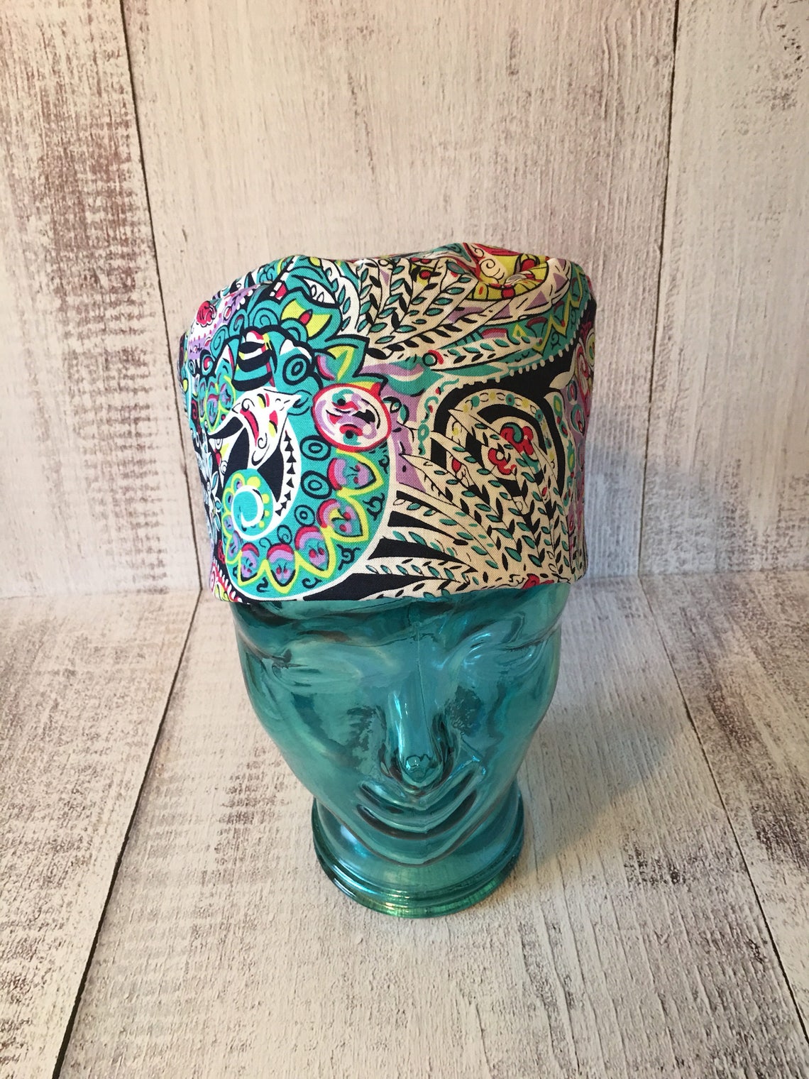 Multicolor Scrub Cap With Faces/ Scrub Caps / O R Scrub Caps/ - Etsy