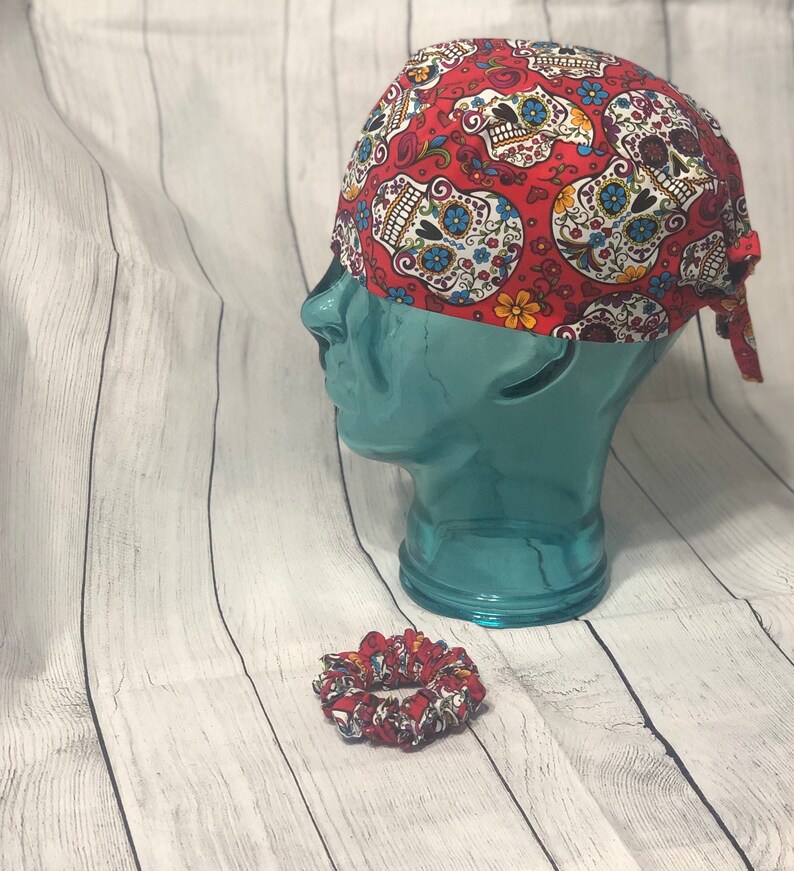 Sugar Skull Surgical Scrub Cap/ Skull Scrub Cap | Etsy
