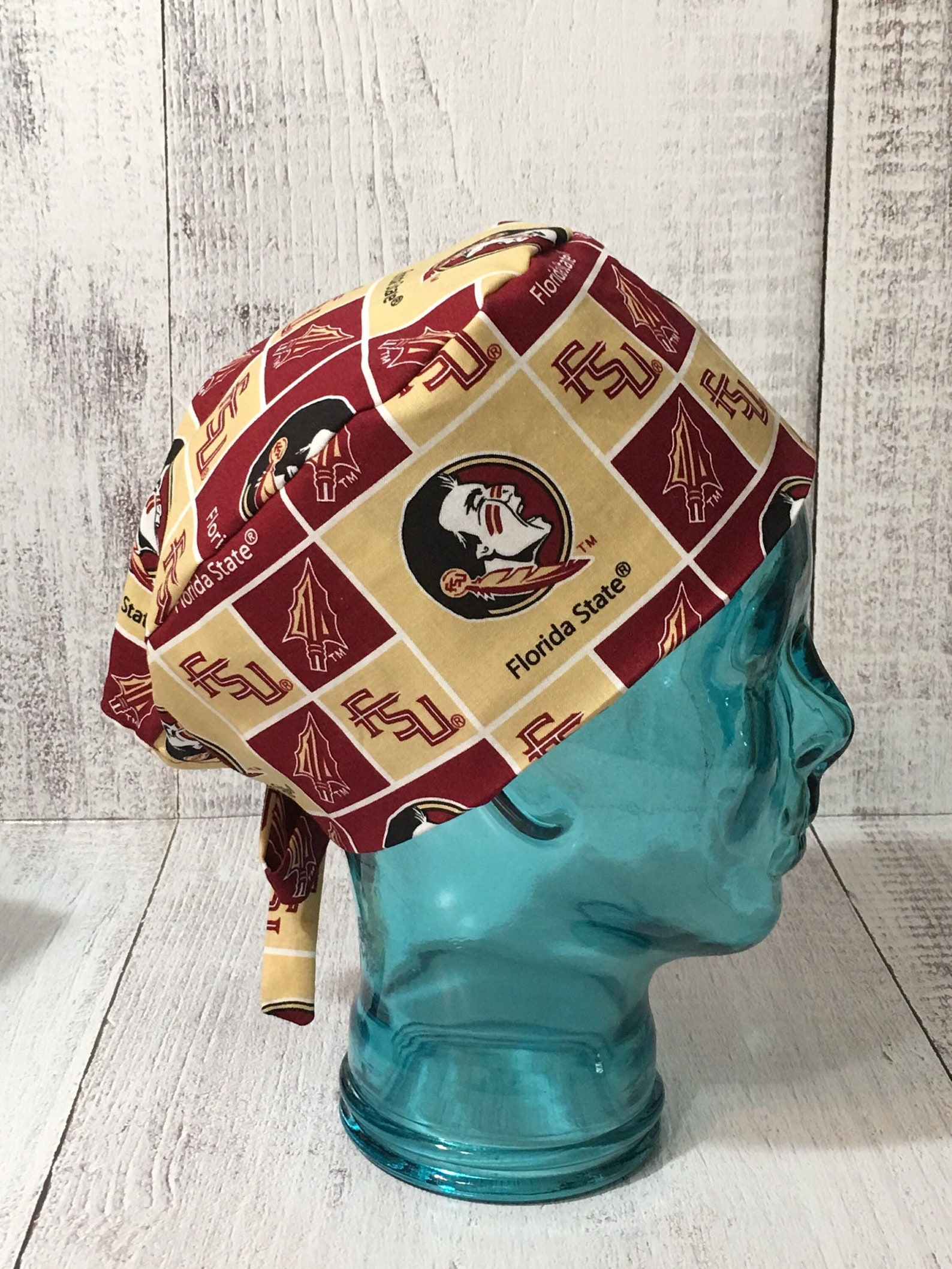 FSU Surgical Scrub Cap/ Doctors Scrub Caps/ Technician Scrub - Etsy